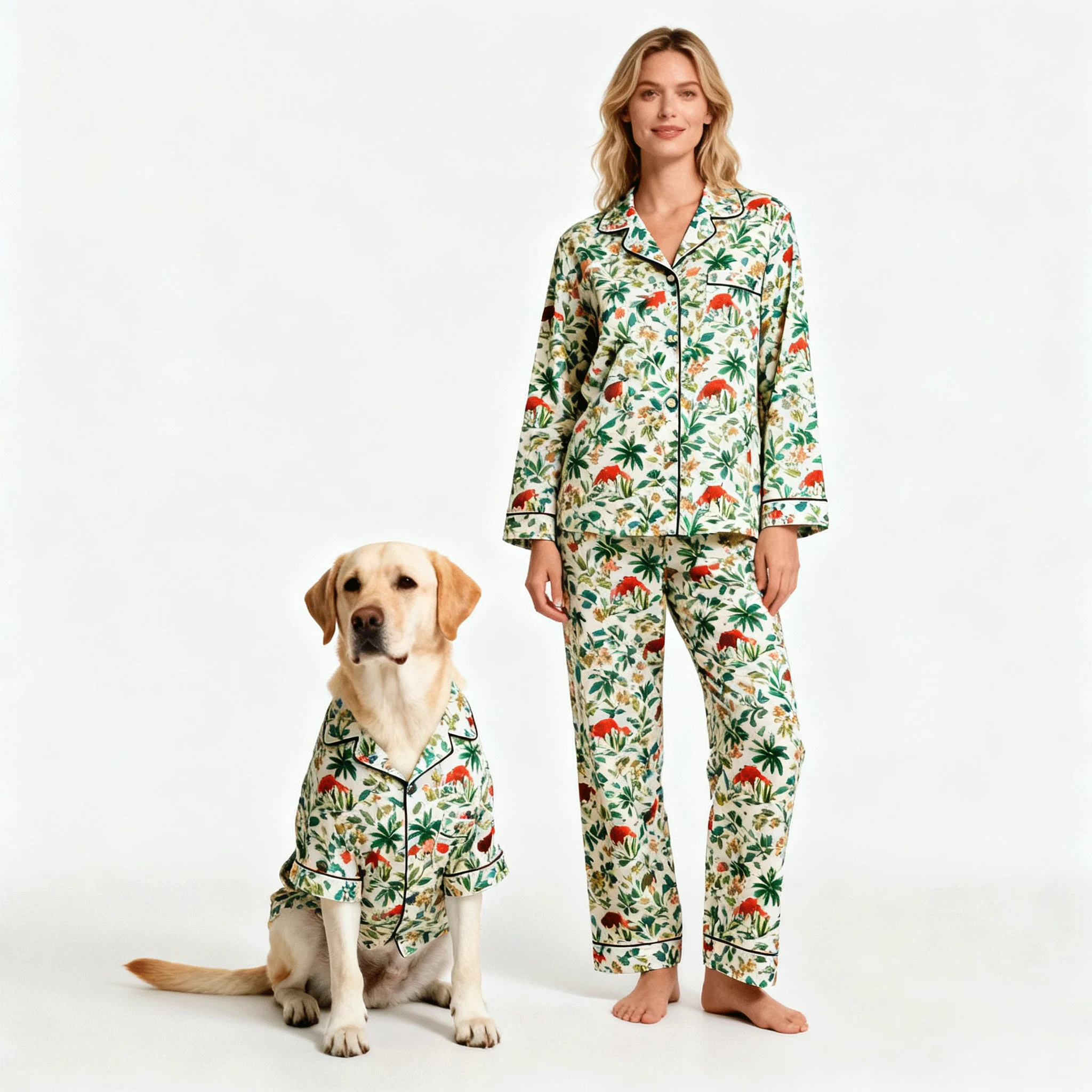 Custom Luxury Design Dog Pajamas Polyester Cotton Pet Clothes ...