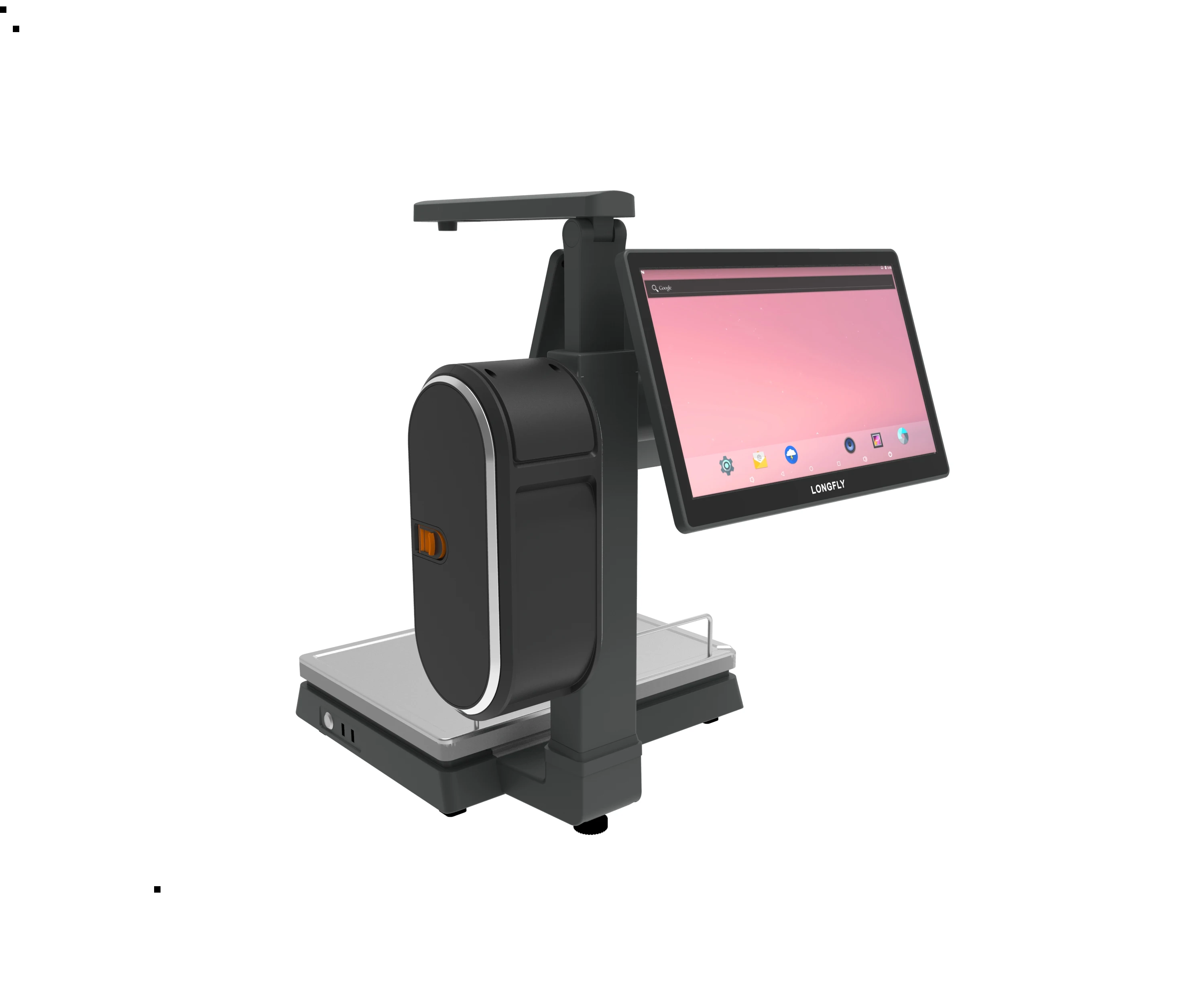 Longfly Selling Dual Screen Supermarket Smart Digital Cashier Scale ...