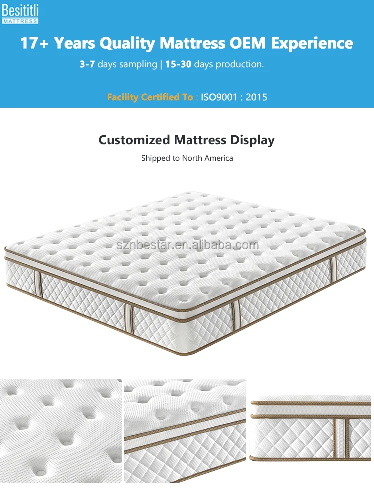 3-7 Days Fast OEM Customizing Premium Memory Foam Mattress