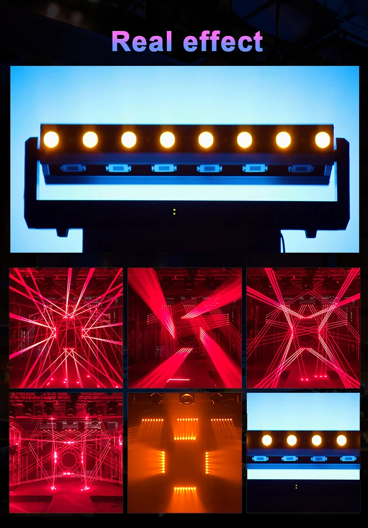 China Professional Night Club Laser Light 6 Eyes Rgb 3in1 Beam Strobe ...