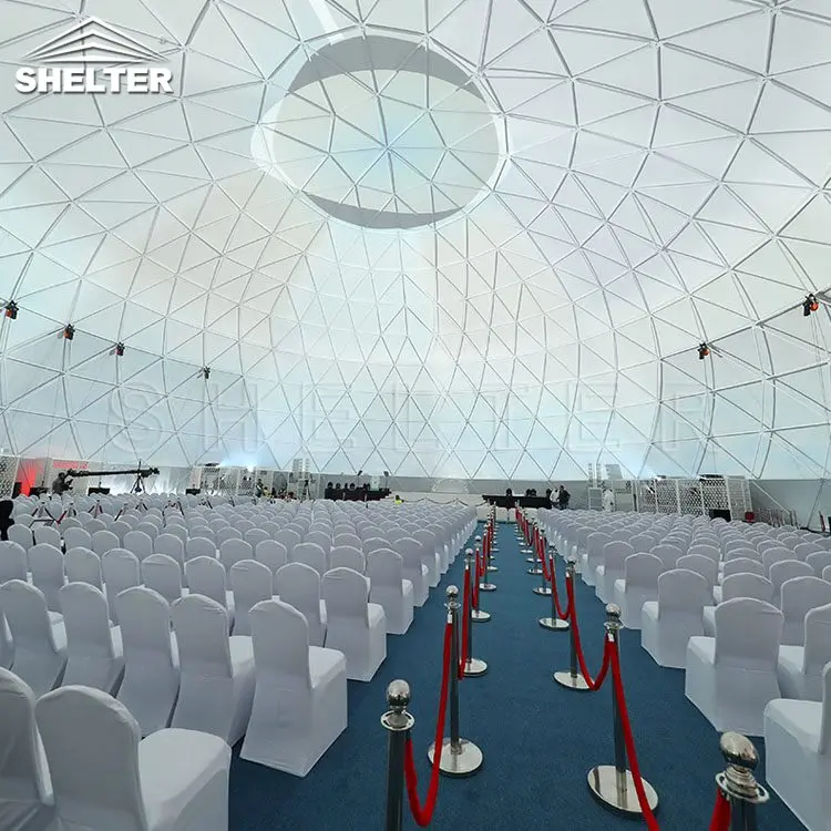 Outdoor Large Geodesic Event Dome Tent for Wedding Yoga Sessions ...