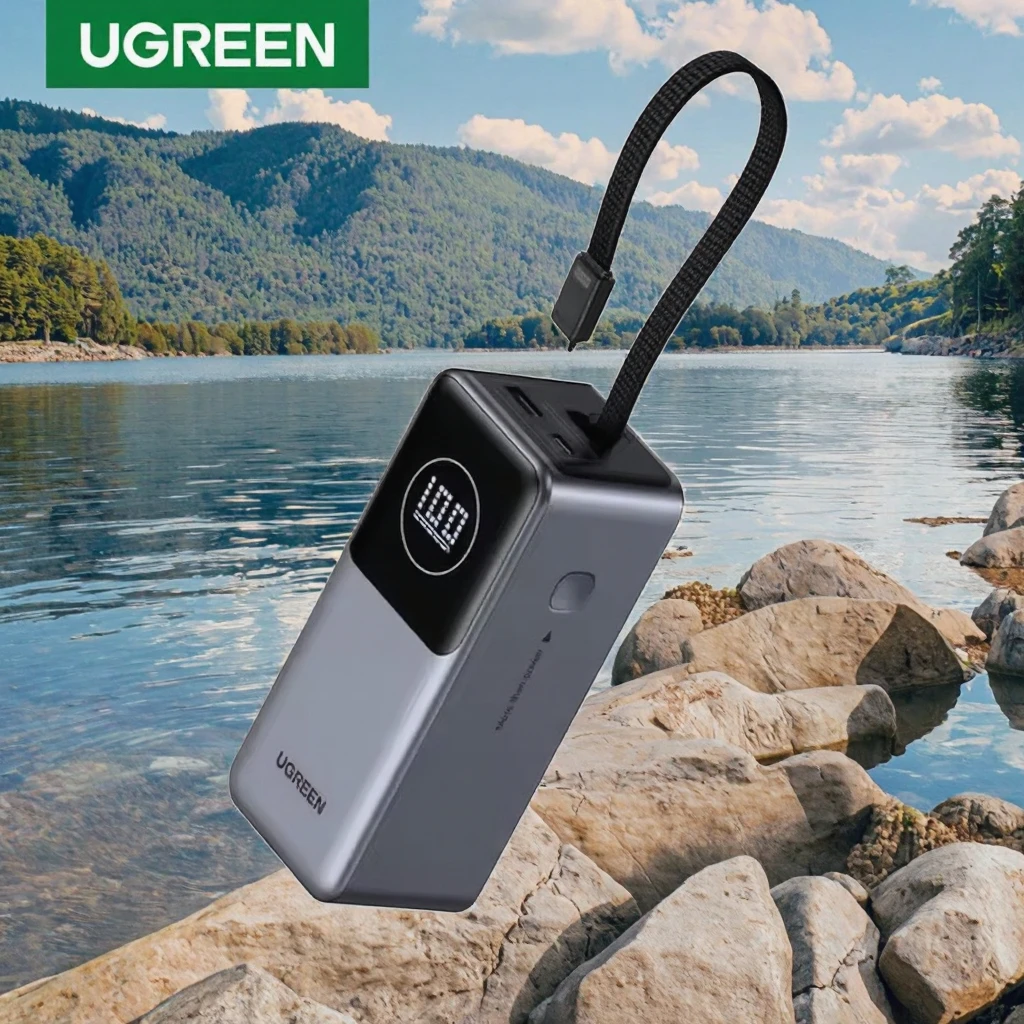 UGREEN Nexode Waterproof Power Station 130W 20000mAh Built-in USB-C ...