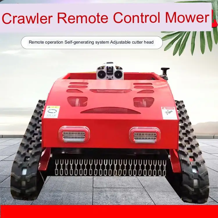 Garden Lawn Mower Slope Orchard Weeder Tracked Remote Control Trimmer ...