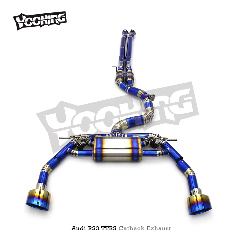 Tuning Titanium Catback For Audi Rs3/ttrs 2.5t 2016-2023 Valvetronic ...