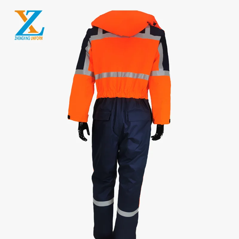 2023 Reflective Safety Coverall Hi Vis Jumpsuit Workwear Multi Pocket ...