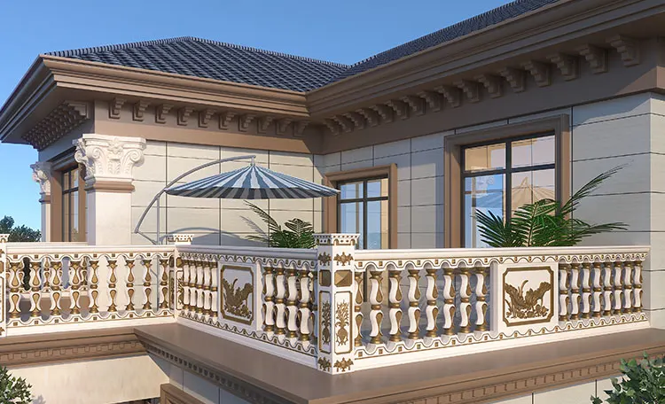 Handrail Concrete Plastic Baluster Mold - Durable & Precise