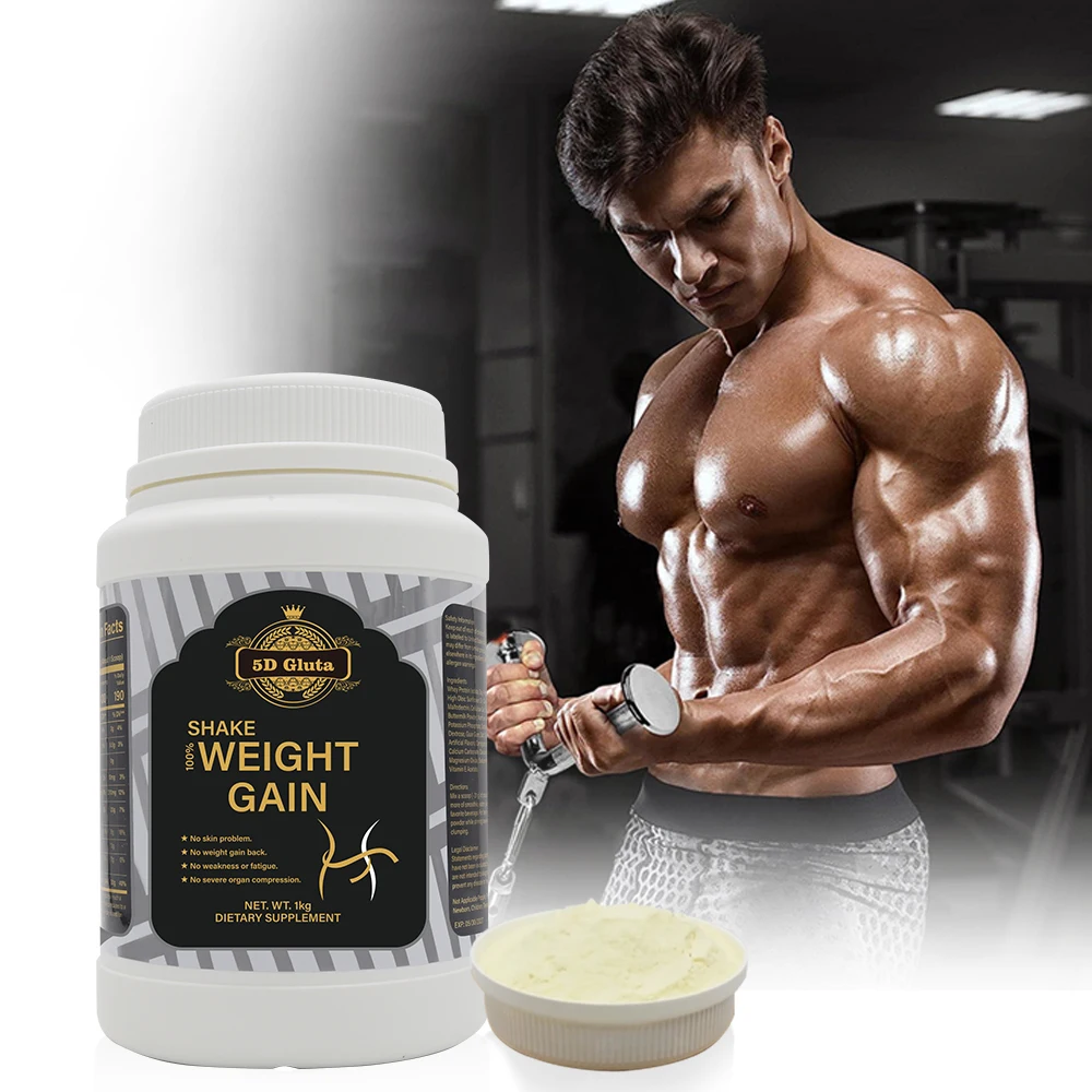 1kg Weight Gain Muscle Growth Super Curvy Gym Whey Protein Powder ...