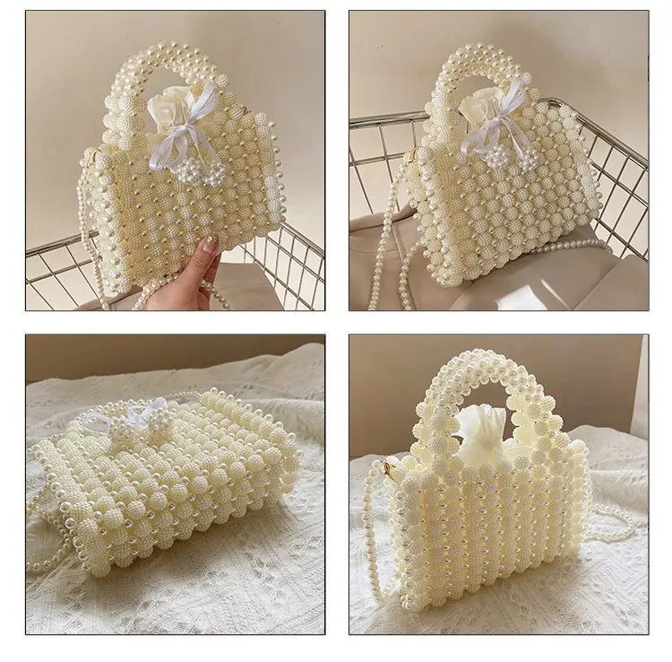 2025 Einzigartige Hot Designer Damen Acryl Perlen Tasche Kette Schulter ...