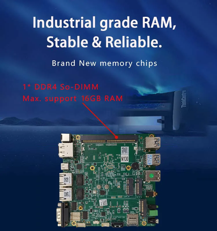 Shop Our Factory Price Motherboard with N100 CPU & 6USB