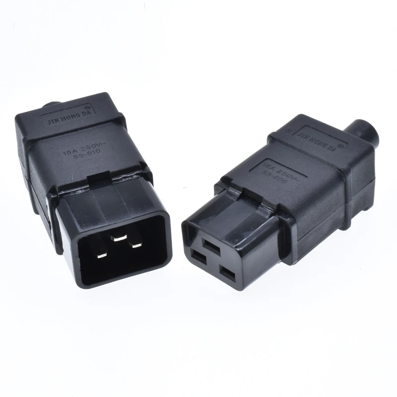 C19 Power Plug with Grounding - IEC 320 C20 Connector, OEM | Wholesale