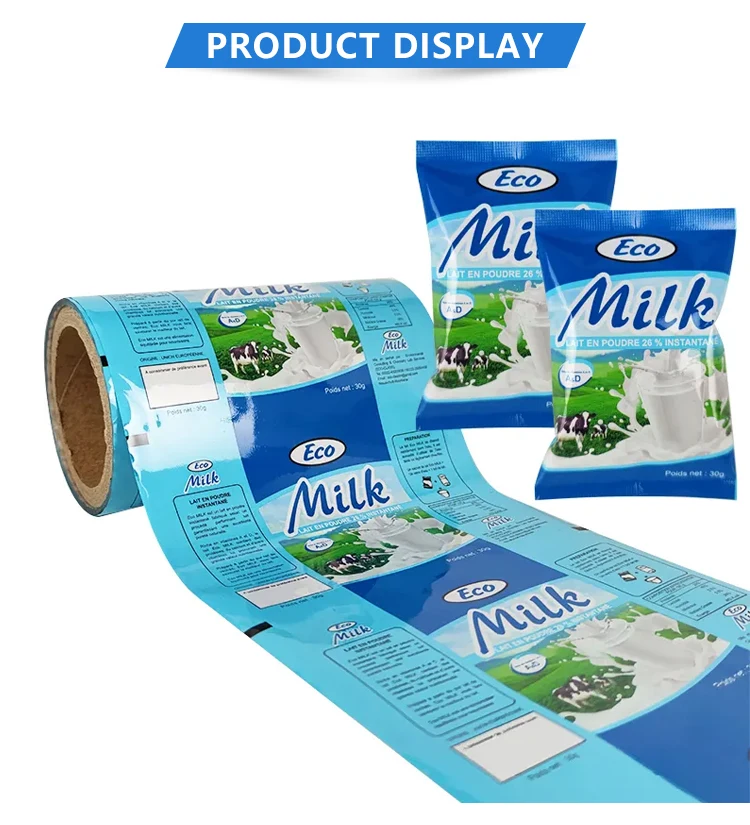 Cookies Sachet Packaging Film Roll Printed Custom Food Grade Sachets ...