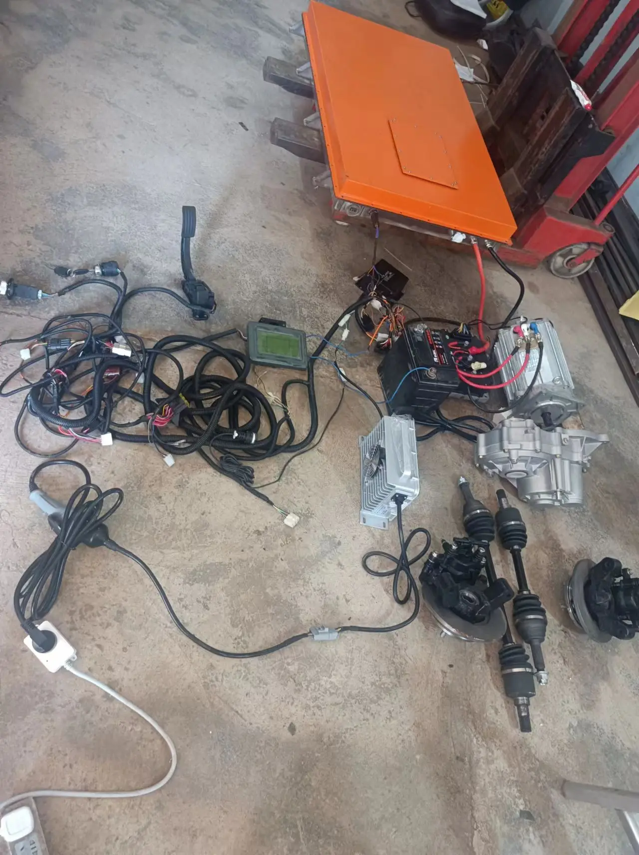 72v 7.5kw Electric Vehicle AC Motor Controller Conversion Kit