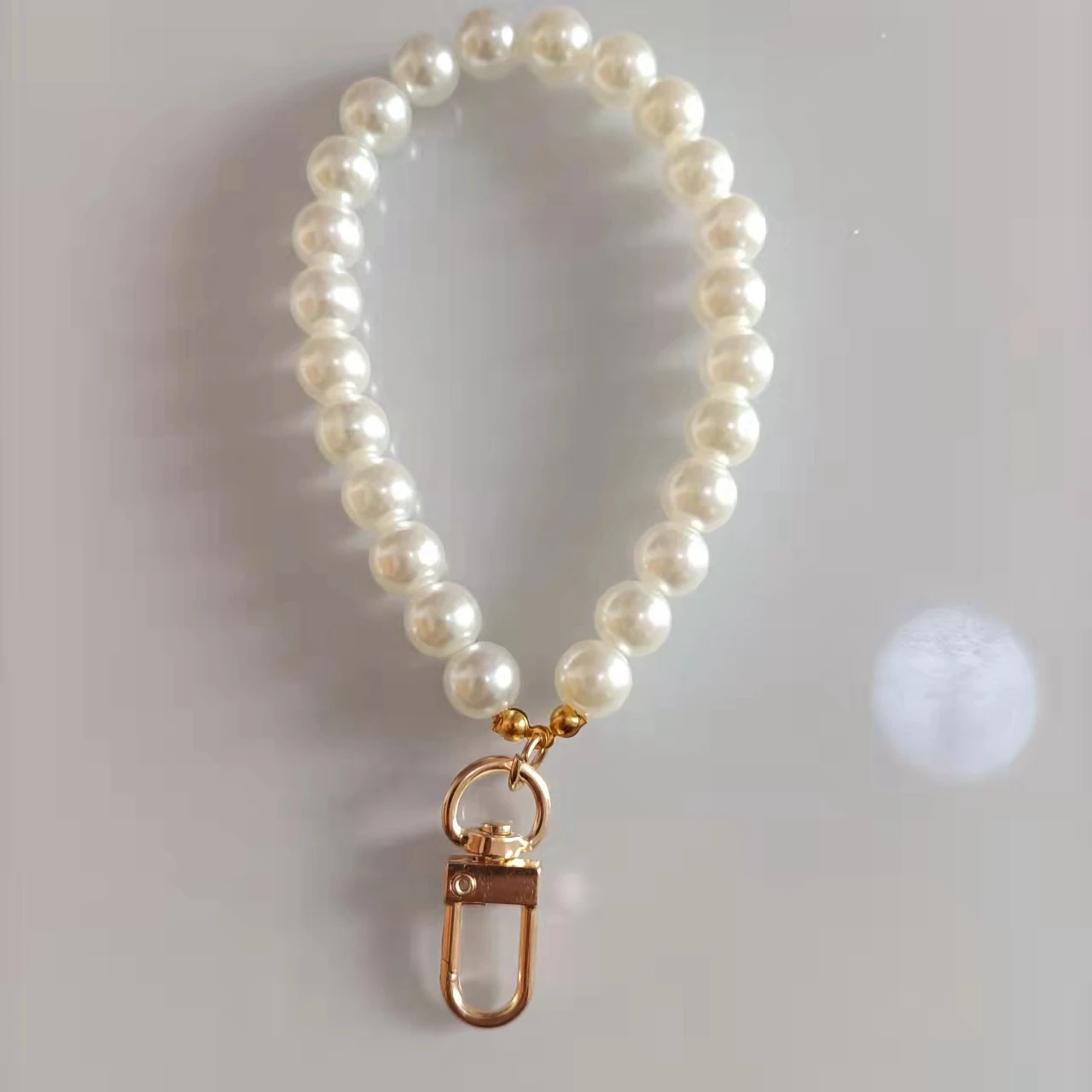 Factory Wholesale Pearl Keychain Creative Small Gift Pearl Key Ring ...