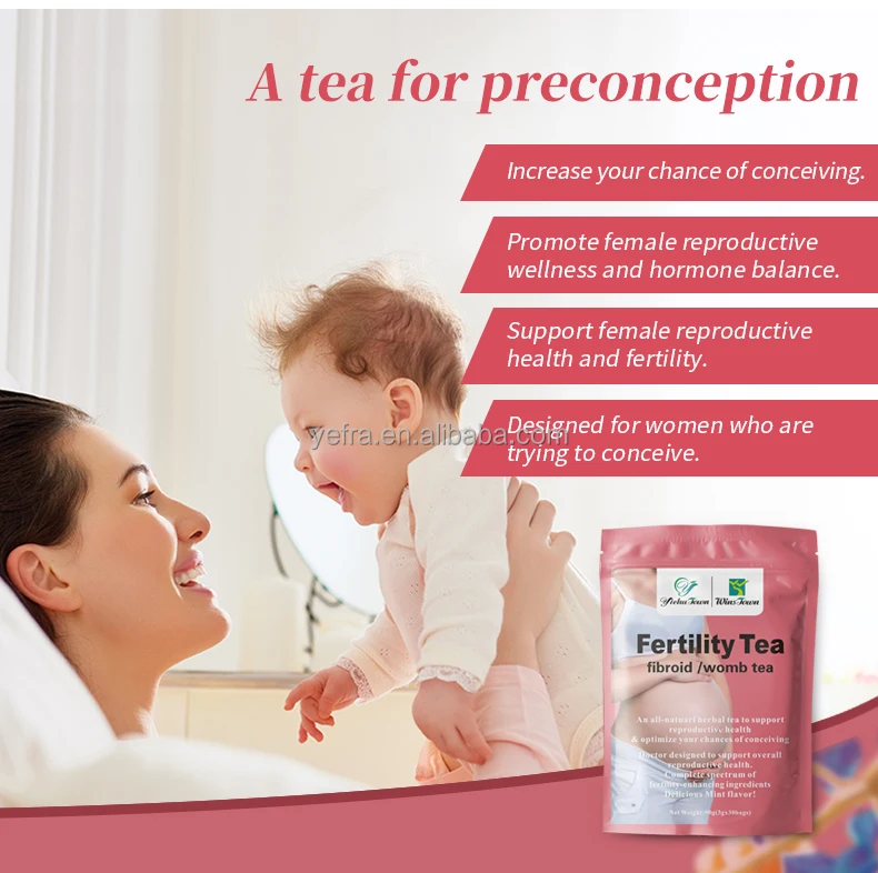Women Fertility Tea Natural Herbal Protect Womb Booster Fertility For ...