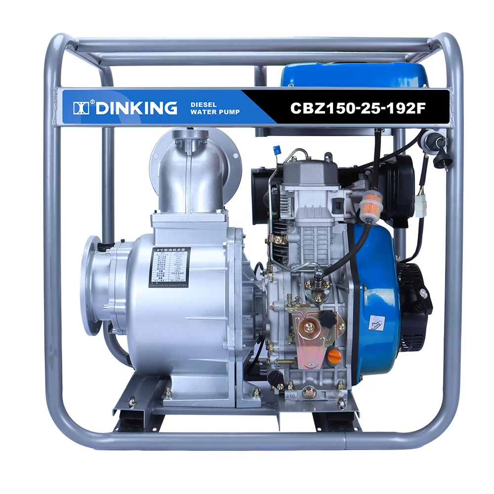 Dinking 6 Inch Diesel Water Pump for Agricultural Irrigation