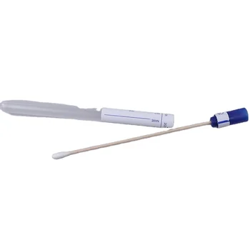 Specimen Collection Rayon Sterile Disposable Sampling Swab Sticks 178mm ...