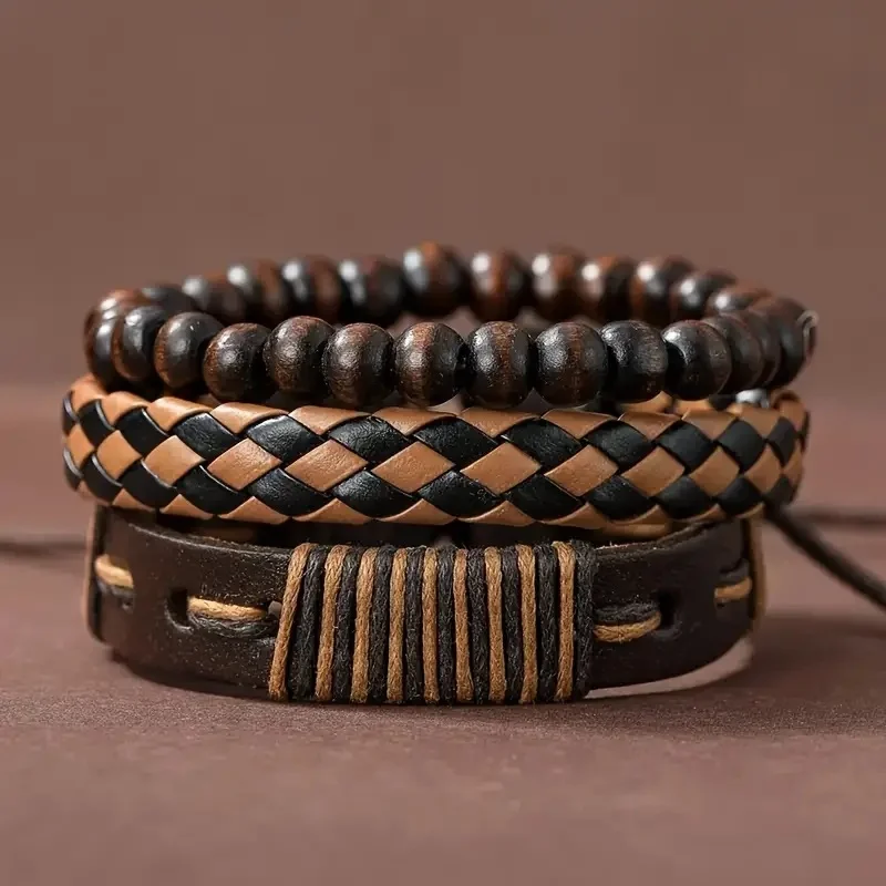 2024 New Product Men's Summer Leisure Business Quartz Watch + Beaded ...