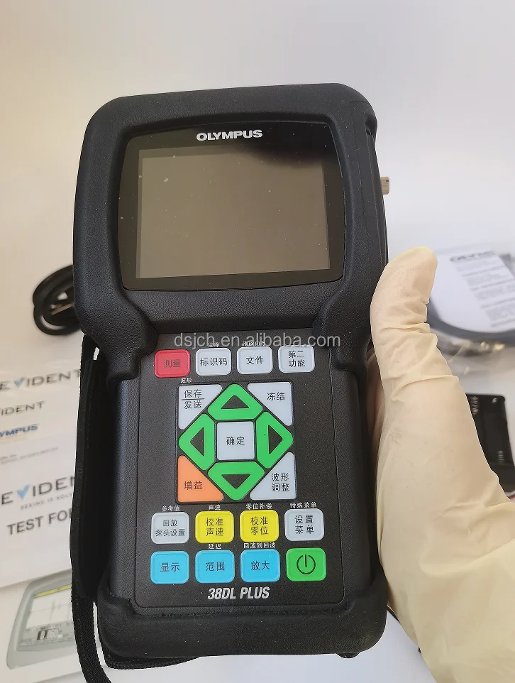 Olympus 38DL PLUS Ultrasonic Thickness Gauge for Measuring Plastic ...