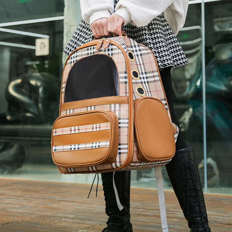 Cat Bag Portable Backpack For Going Out Cat Bag With Large Capacity ...