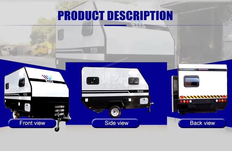 Mini Mobile Recreation Vehicle Camper Home Trailer Camping Caravan