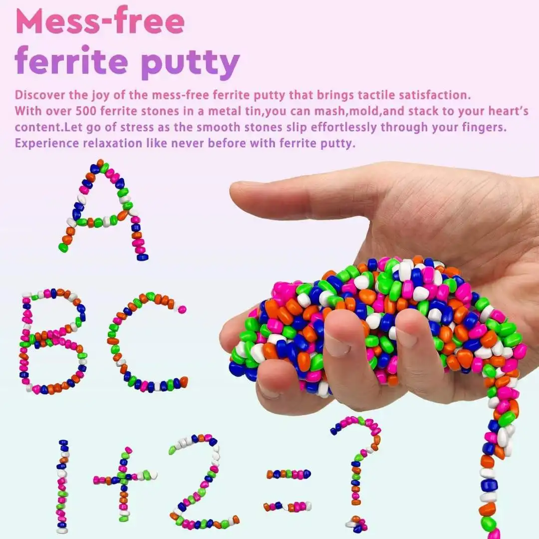 Wholesale 500 Ferrite Colorful Mini Magnet Stones Adult Fidgets ...