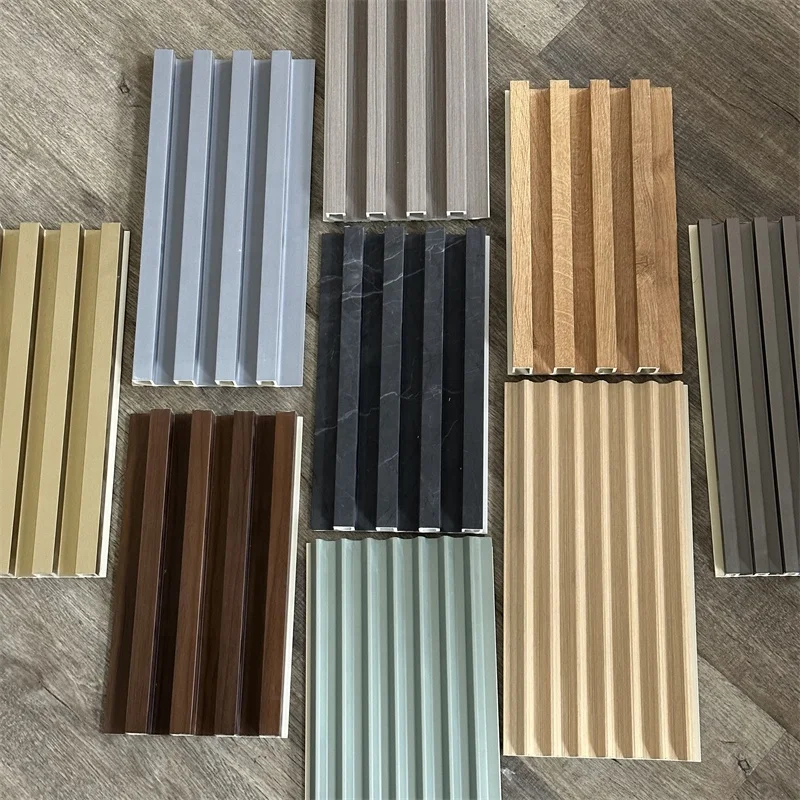 Decoration Interior Fluted Wall Panel Wood Plastic Composite Pvc ...