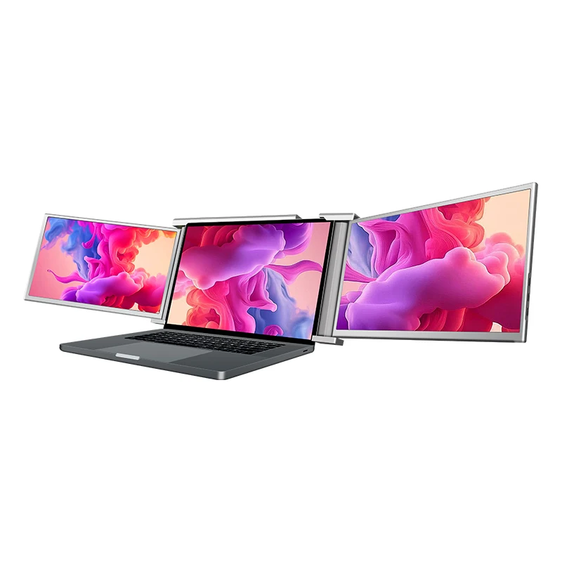 2024 New Factory Price Direct 12 Inch Portable Triple Screen For Laptop ...