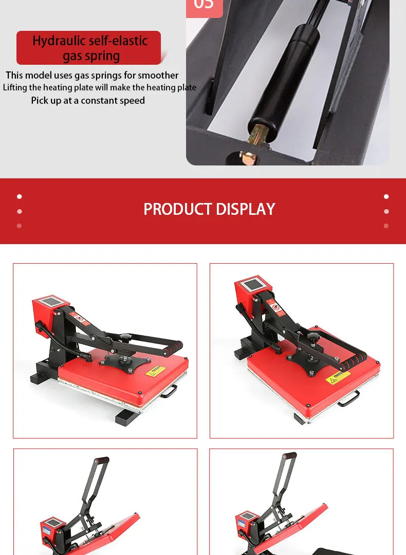 Factory Direct 38x38cm Drawer Type High Pressure Red Transfer Heat ...