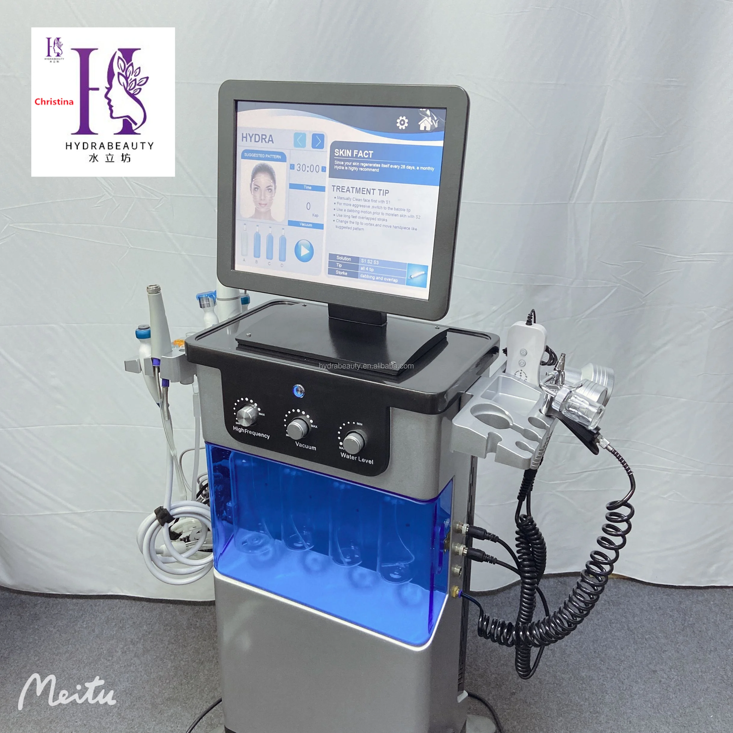 Vertical Korea Hydro Oxygen 14 In 1 Hydra Beauty Facial Machine ...