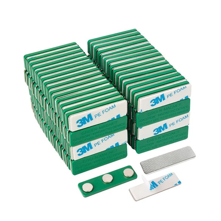 Adhesive Custom Logo Magnetic Name Badge Holder Pin Badge Magnet