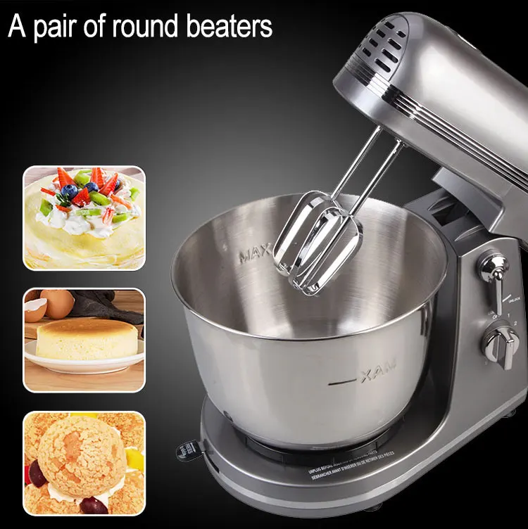 300w 5 Liter Mini Electric Kitchen Multi-function Dough Stand Mixer ...