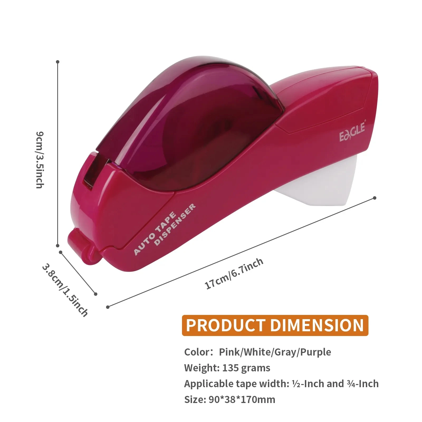 Automatic Trigger Squeeze Tape Dispenser,Single Handheld Design ...