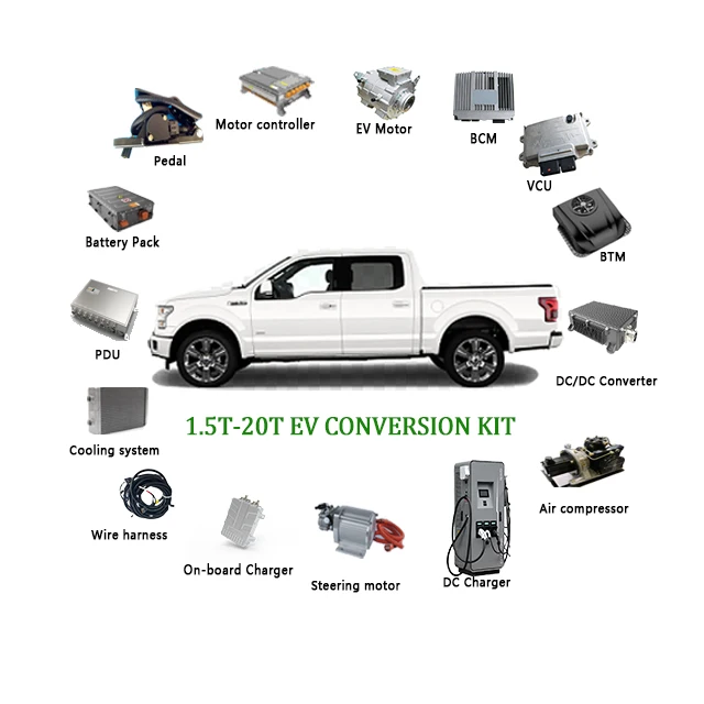 Hot Sale EV Electric Pickup Truck Powertrain System Conversion Solutions Kits for Electric Pickup