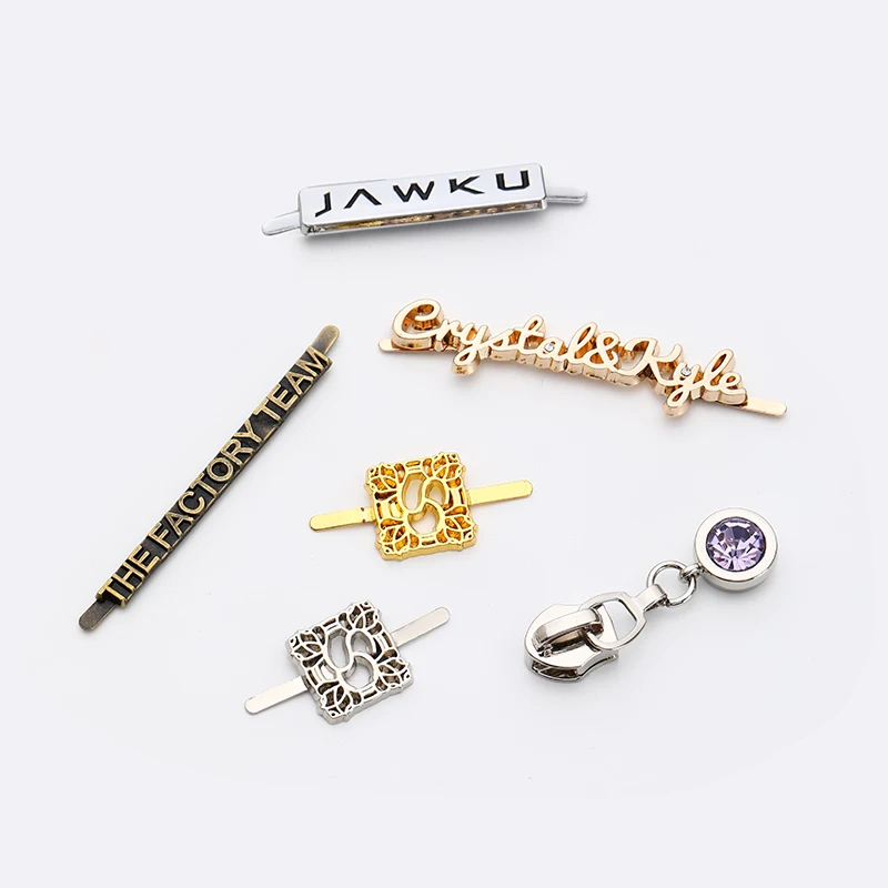 Custom Engraved Metal Label Clothing Metal Labels Brand Logo For ...