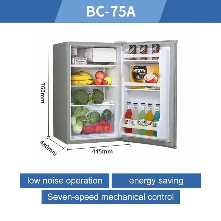 75L Mini Bar Fridge - Smart Refrigerator for Home & Business