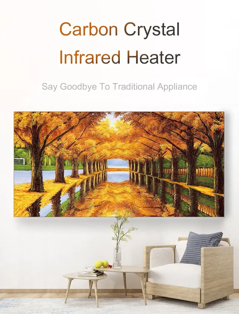 Ce Carbon Wall Mounted Infrared Crystal Panel Heater Far Infrared ...