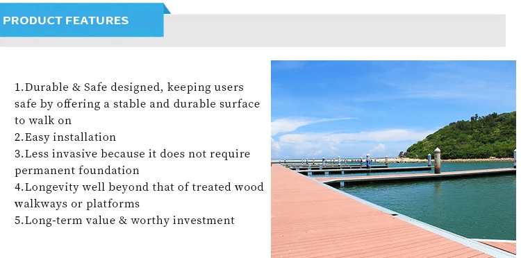 Rapid Assembly Modular Floating Platforms Long-lasting & Safe Decking ...