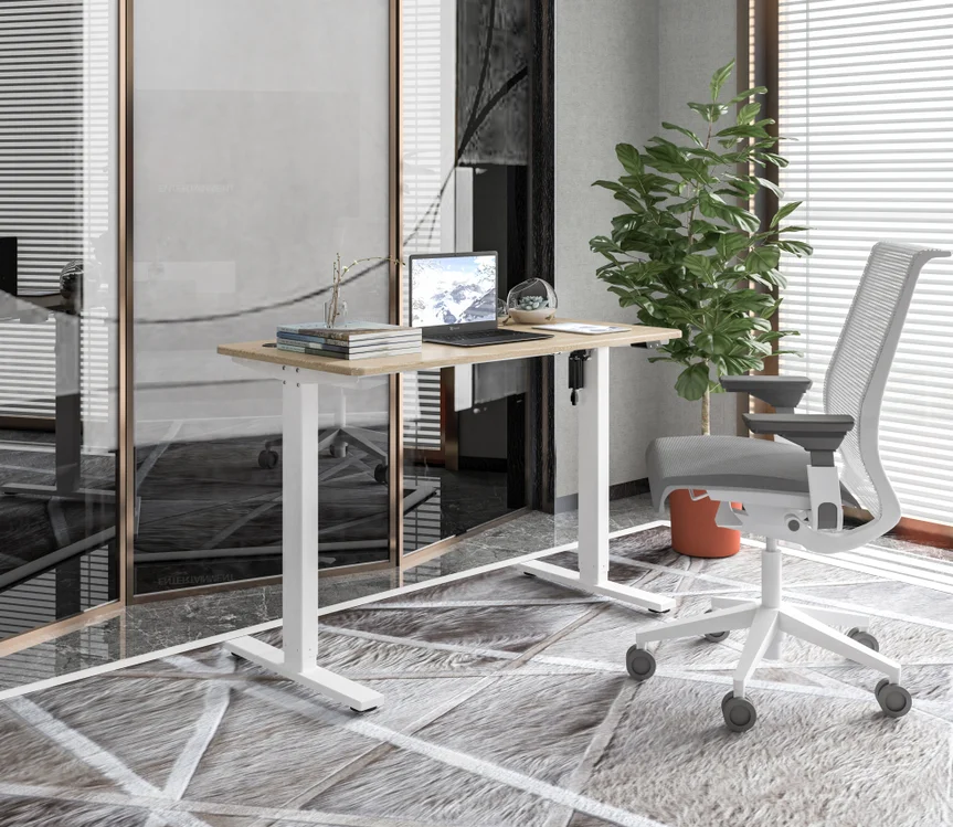 Height Adjustable Sit Stand Table Legs Electric Base Sit-stand Table ...