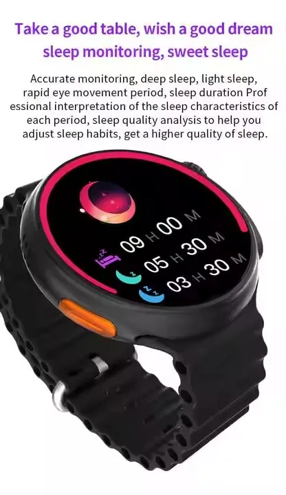 OEM F8 Pro Smartwatch - High Definition, BT Call, Sleep Monitoring