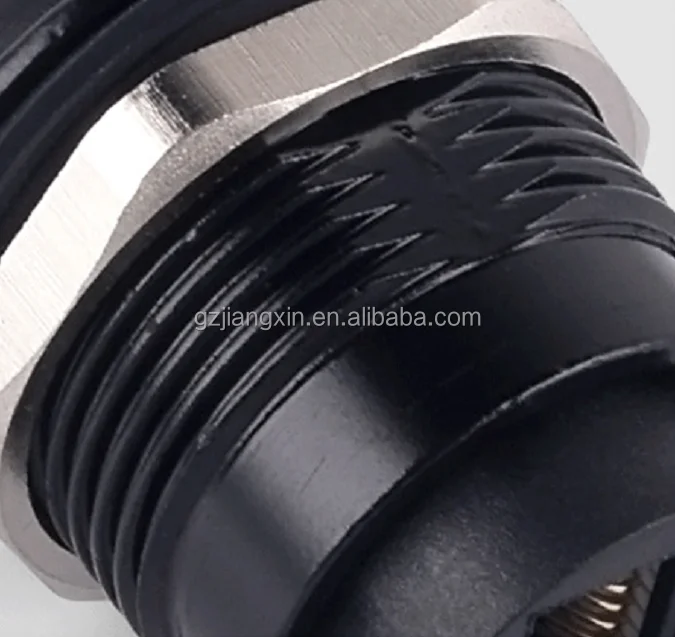 Rj45 Shielded Panel Mount Coupler Cat6a Female To Female Pass Through ...