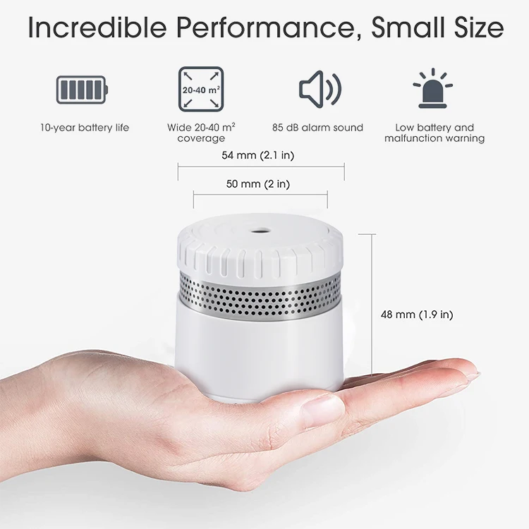 Approved En14604 Certificate Standalone Smoke Detector - Buy Smoke ...