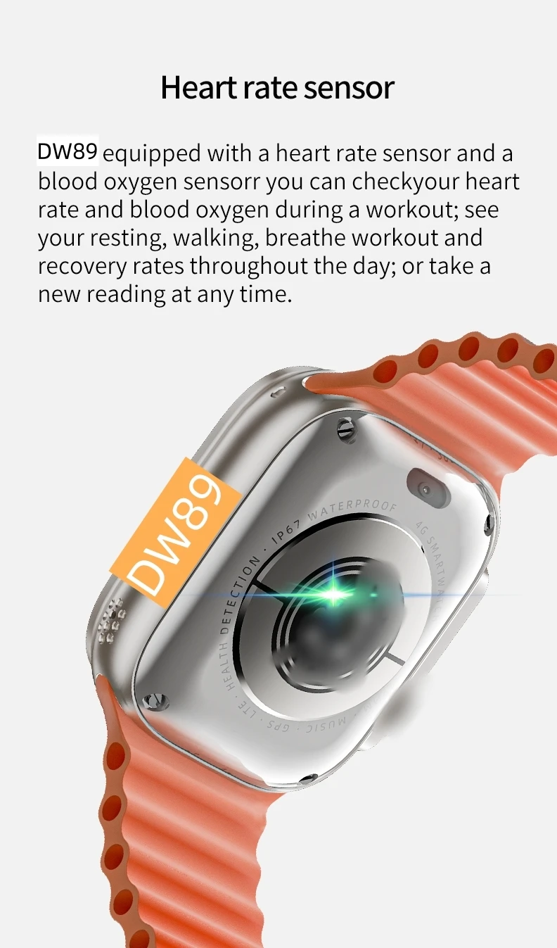 S8 Ultra 4g Full Screen Smartwatch Dw89 Wifi Gps Positioning Android ...