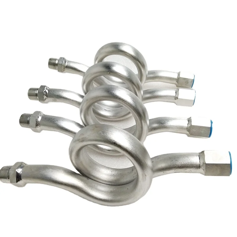 Stainless Steel Pressure Gauge Syphon 90 Degree Q Type