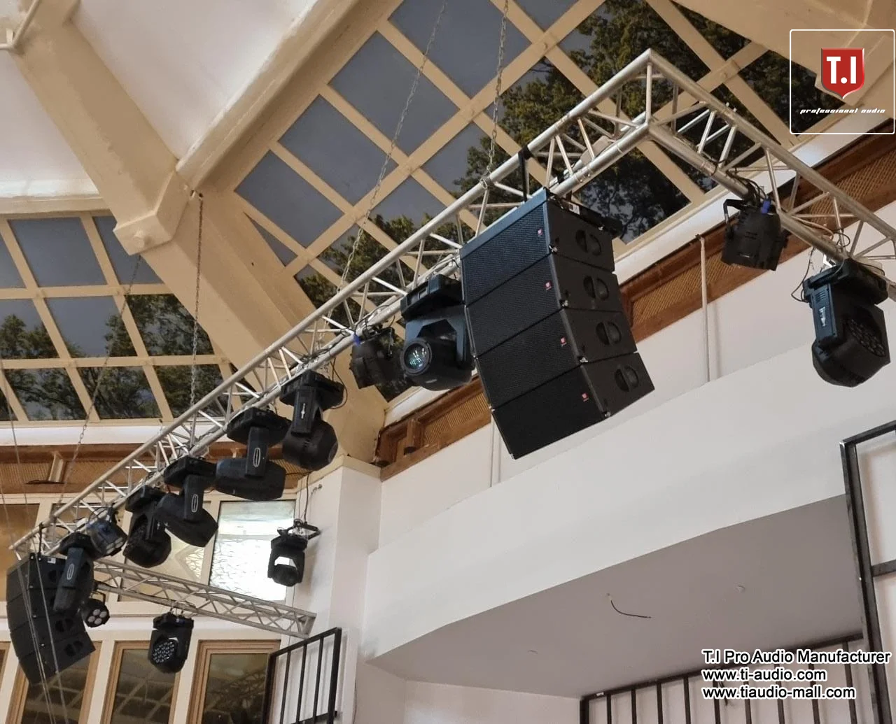 1000 Watts Peak Power Dual 6.5 Inch DJ Speaker Sound System ...