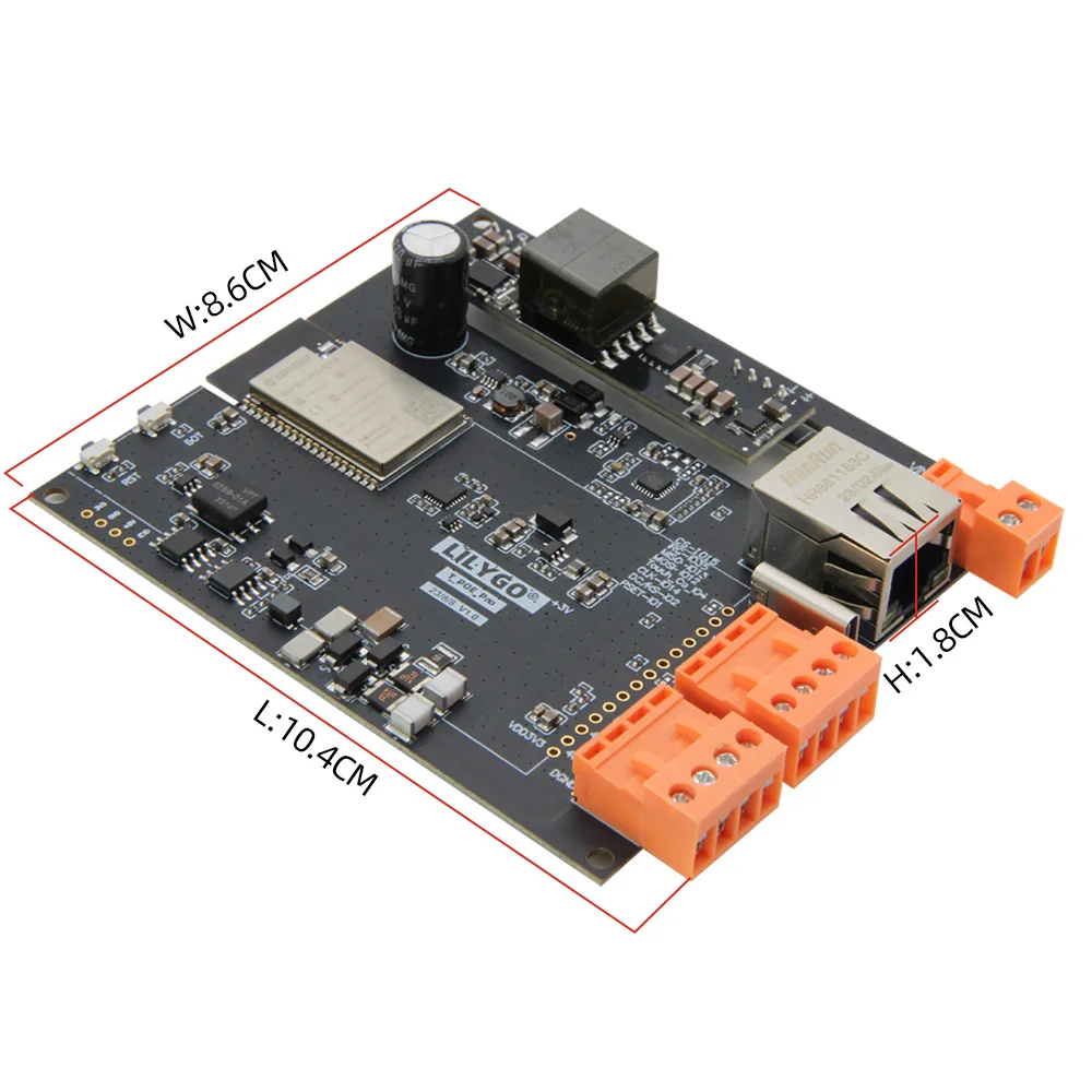 Lilygo T-poe-pro Esp32 Programmable Development Board Esp32-wrover-e + Lan8720 Ethernet + Rs485 ...