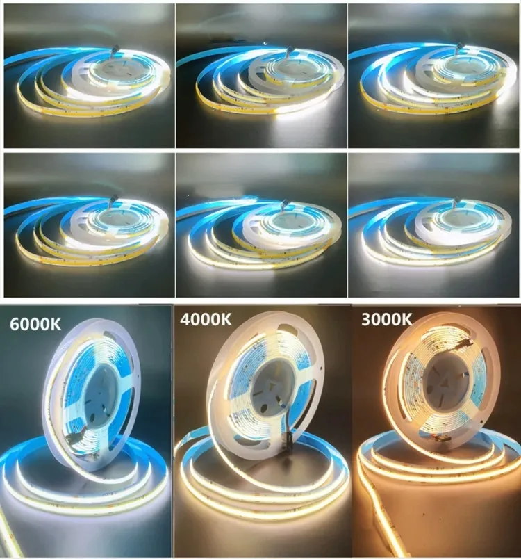 Smart Flowing LED COB Running Water LED Strip 24V 420LED