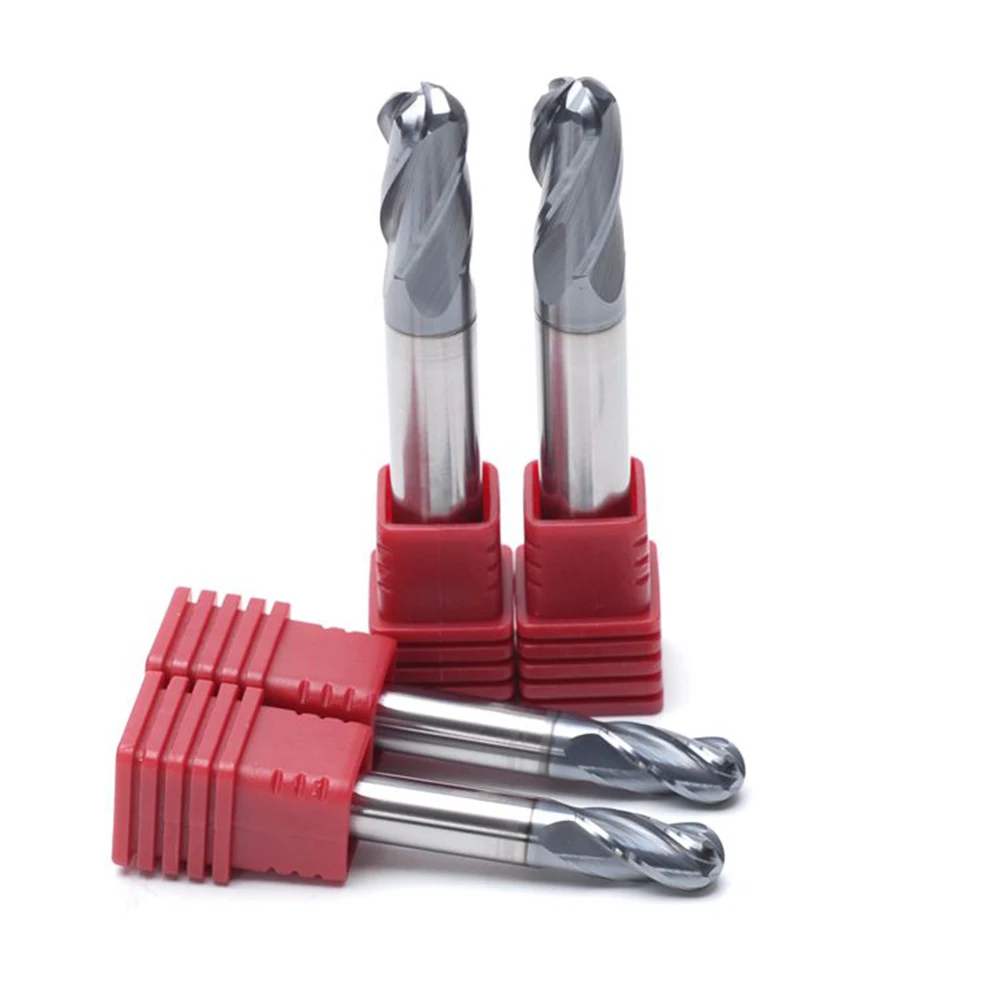 HRC45/68 CNC 4teeth Ballnose Endmill - Precision & Durability