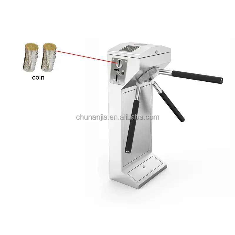 Costeffective 304 Sus Coin Operated Gate Half Height Token Collectors ...
