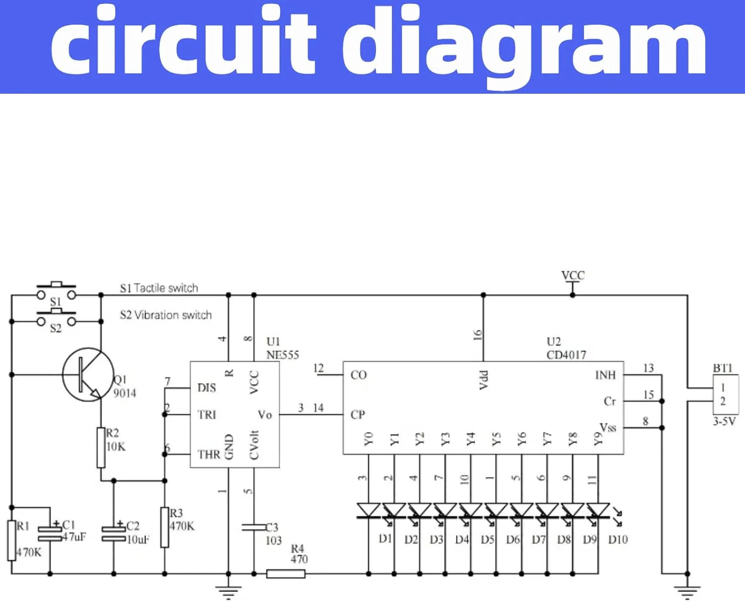 Beginner-Friendly DIY Electronic Modules Kits Lucky Wheel LED Light ...