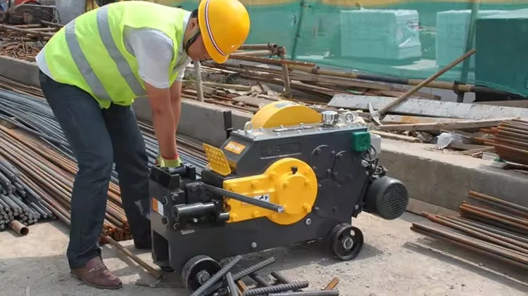 Rebar Cutting Machine Steel Rebar Weighted Cutting Machine Reinforcing ...